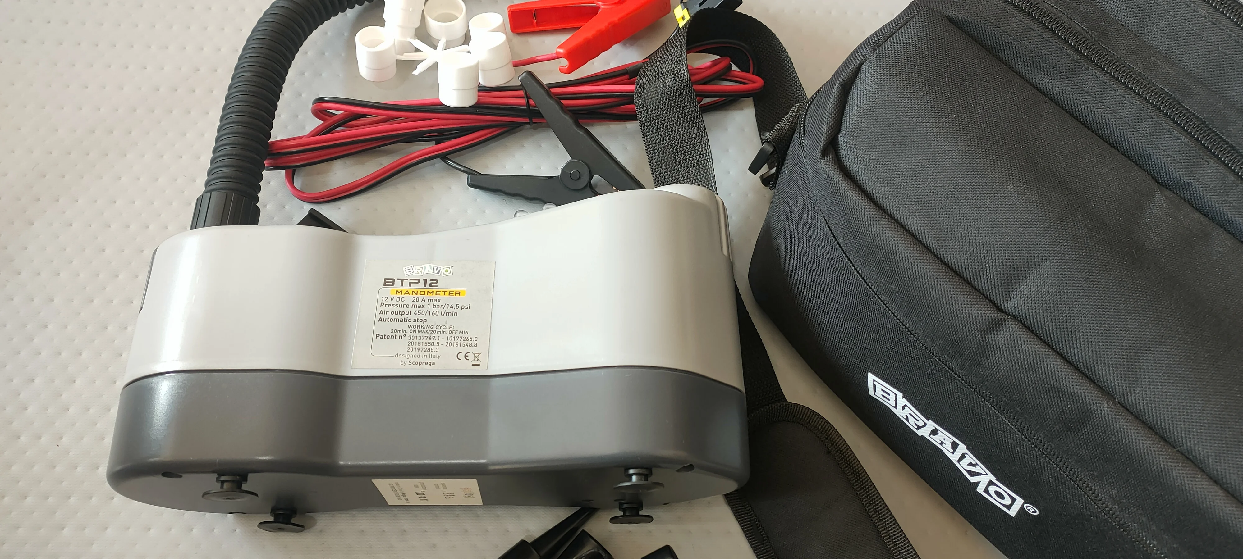 Bravo BP12V Electric Pump - Efficient SUP Kayak Inflation