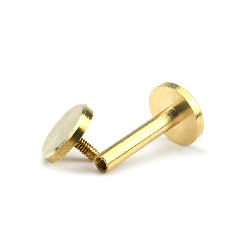 Customized Stainless Steel Book Screw Chicago Screw Flat Round Slotted ...