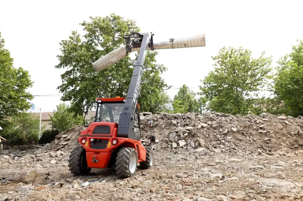 Manufacturer Everun Brand Ert1500 1ton 2ton Telehandler Multifunction ...