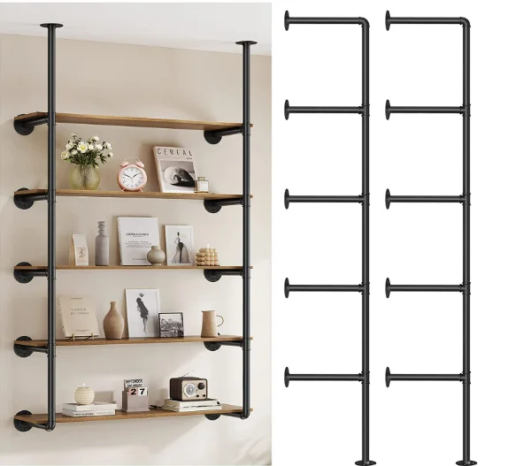 Alibaba.com: Industrial Pipe Ladder Shelf, 4-Tier Vintage Style Book ...