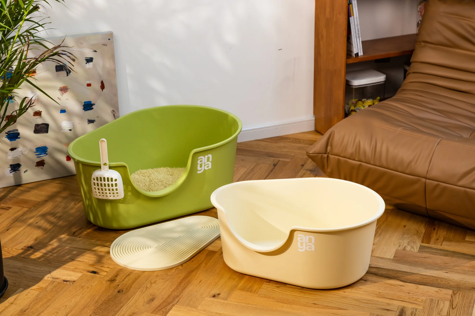 Pet Products Pet Cleaning Open Pp New Design Plastic Big Cat Toilet Box ...