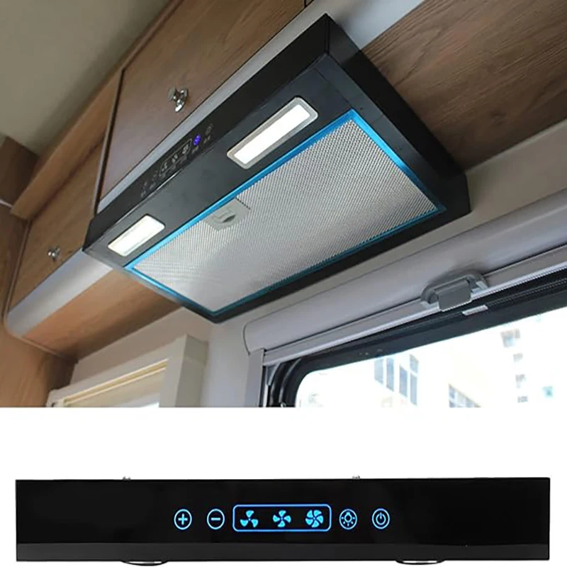 TYTXRV Ductless Range Hood with Touchable Screen & Double LED Light - 3 ...