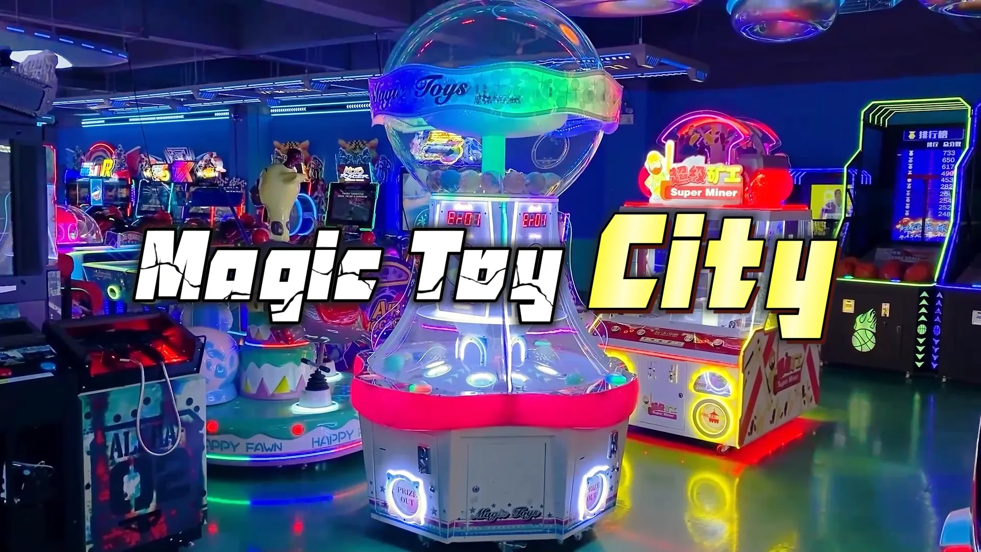 Factory Price Coin Operated Arcade Magic Toy City In The Playground ...