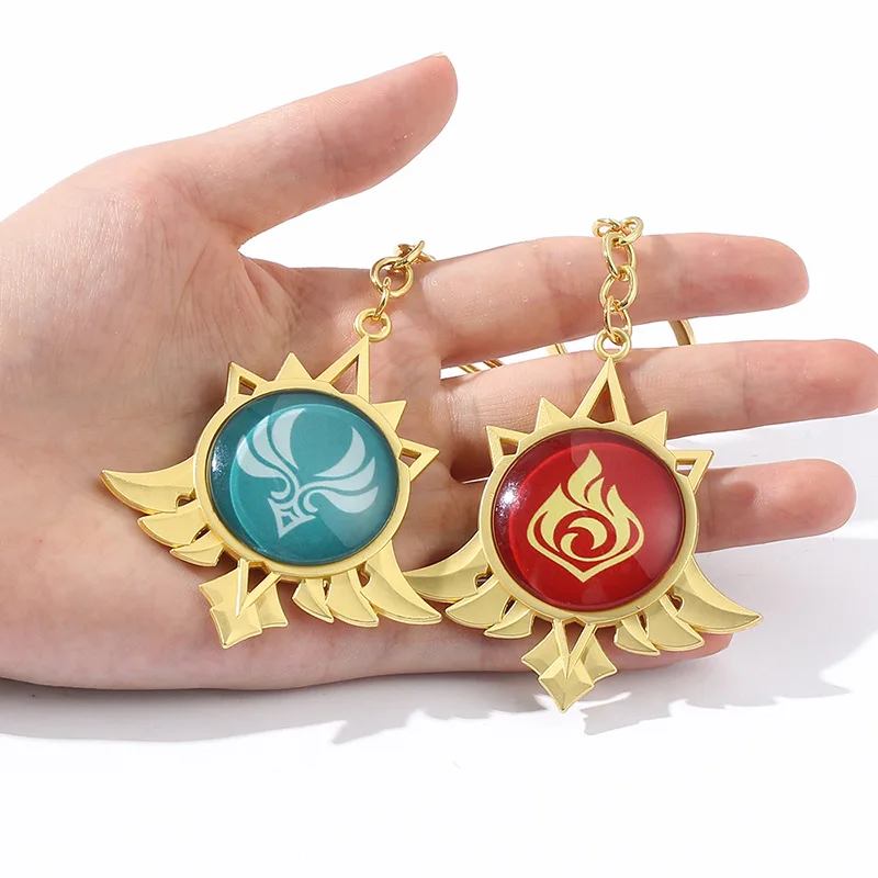 28 Designs Anime Keychain Genshin Impact Wolf's End Figure