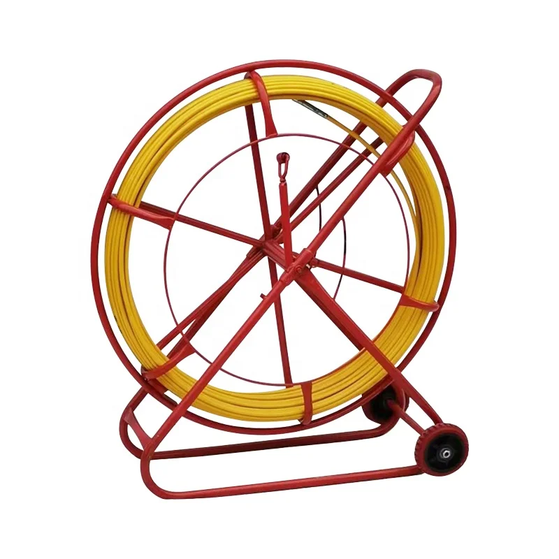 Factory Fiberglass Duct Rod Fibra Optical Cable Pulling Machine Fiber ...