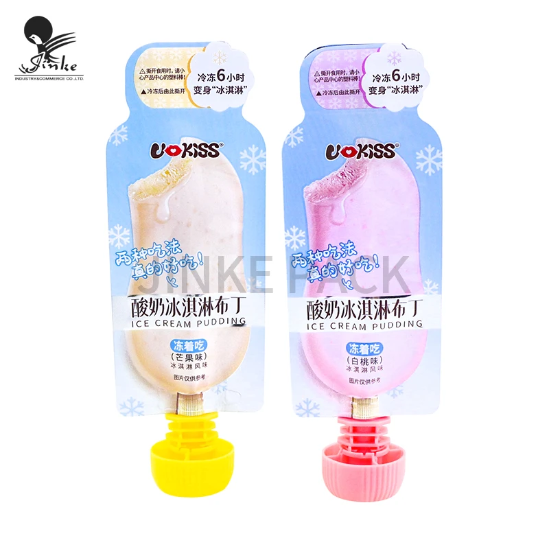 Customized Beverage Yogurt Ice Cream Pudding Juice Packaging Reusable ...