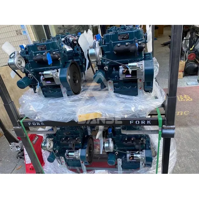 Original New Kubota D722 Engine - 3 Cylinder Diesel Assembly