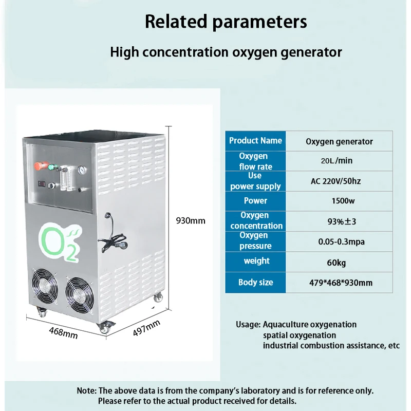 산업 양식 산소 발생기 PSA 산소 발생기 20L 물고기 산소 발생기| Alibaba.com