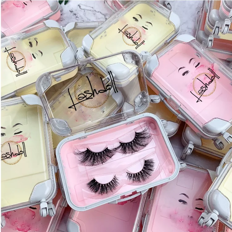 Luxury Mini Suitcase Eyelash Packaging Box - Custom OEM for Lipgloss ...