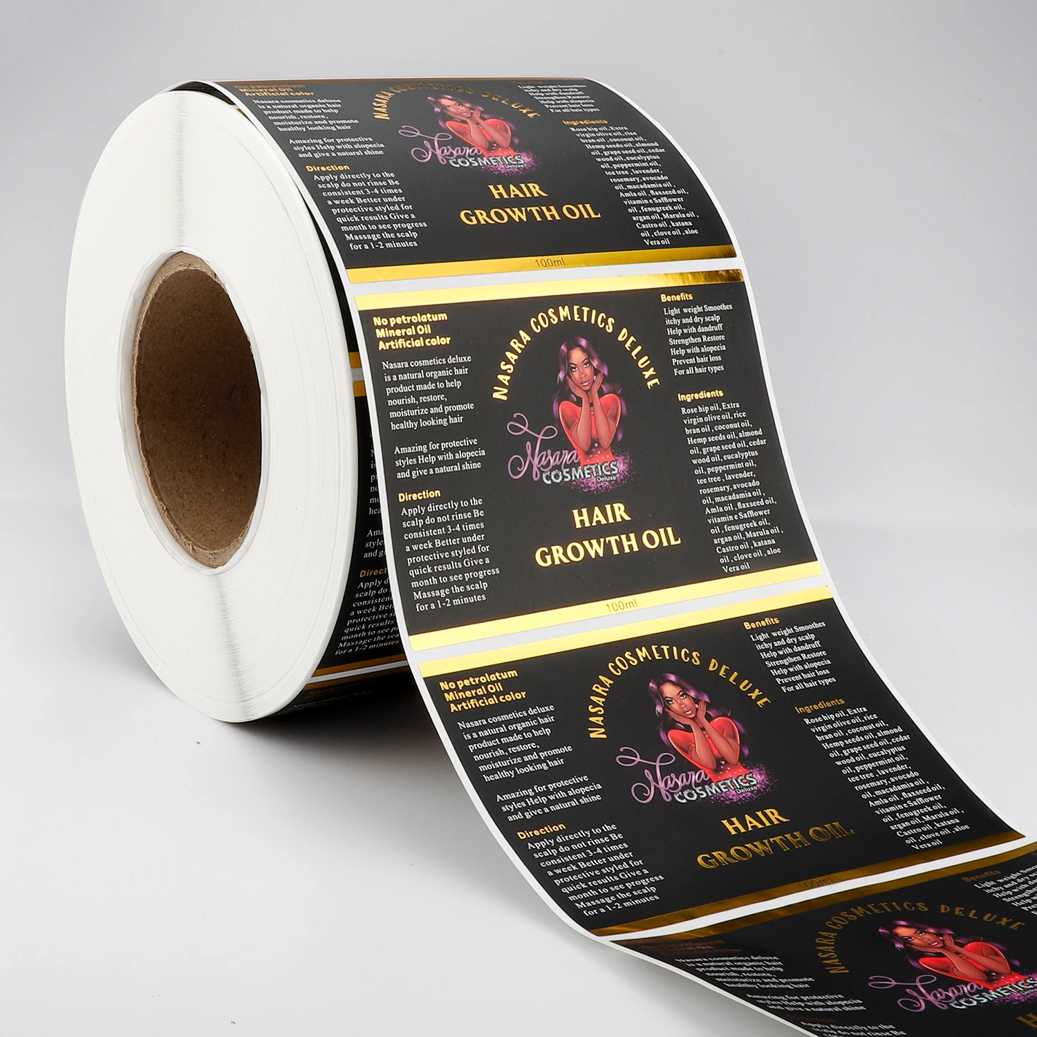 Customized Printing Cosmetic Logo Sticker Waterproof Self Adhesive ...