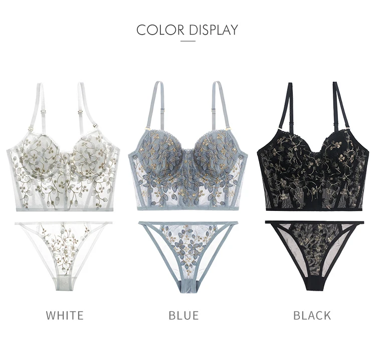 Sexy Ladies Inner Wear Lace Lingerie Set,Embroidery Women Beautiful ...