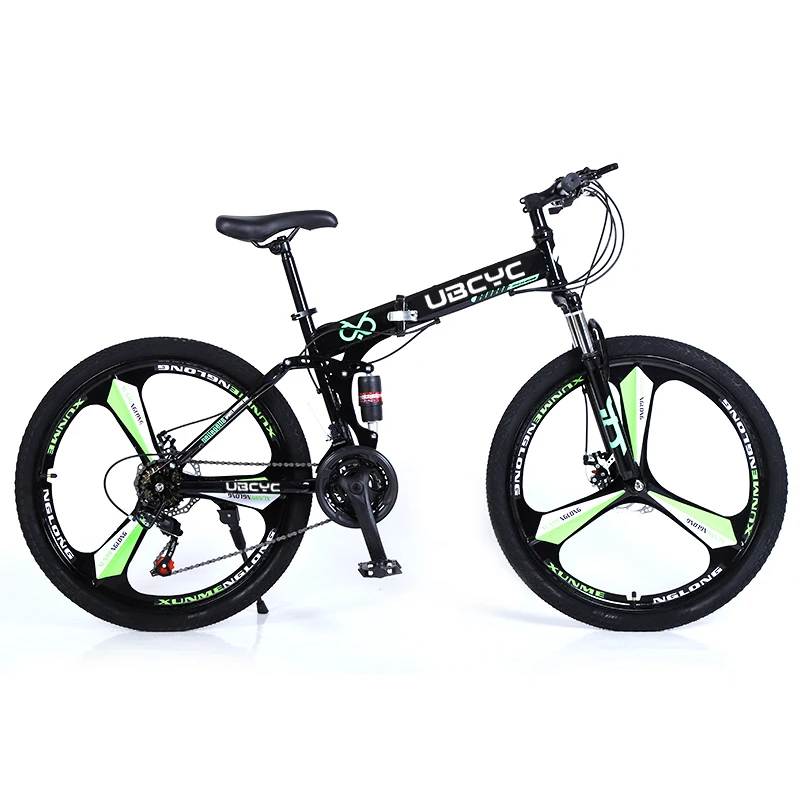 Wholesale 21speed Folding Bicycles - High-Carbon Steel MTB