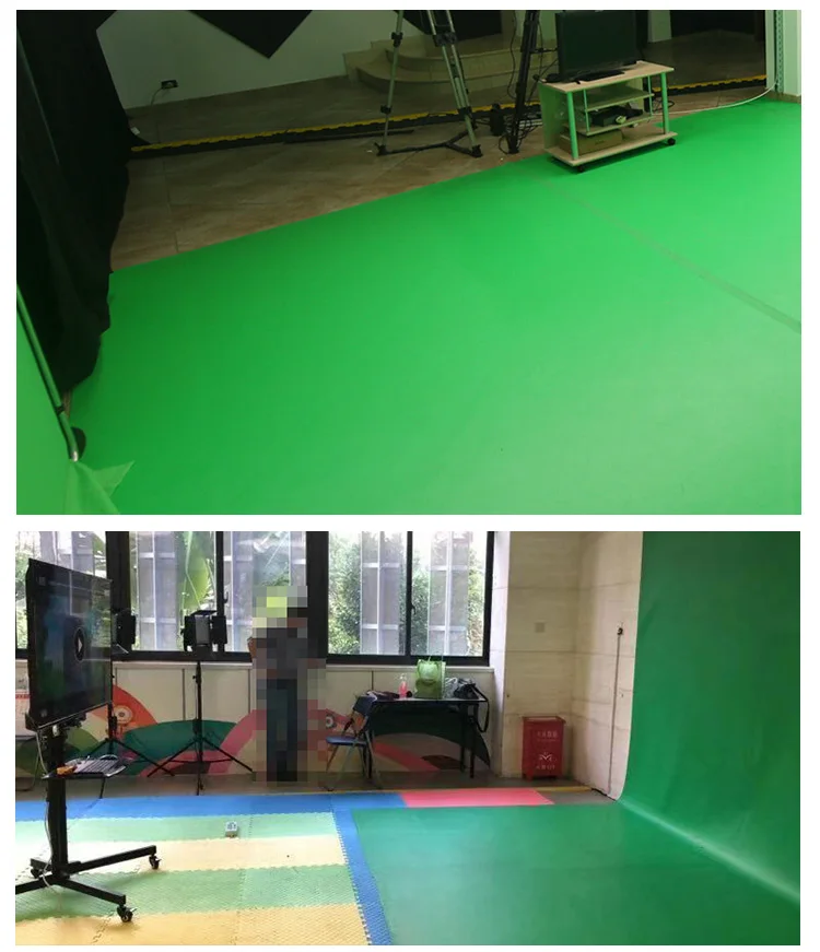 Background Backdrop Vinyl Virtual Studio Reversible Chroma Key Green ...