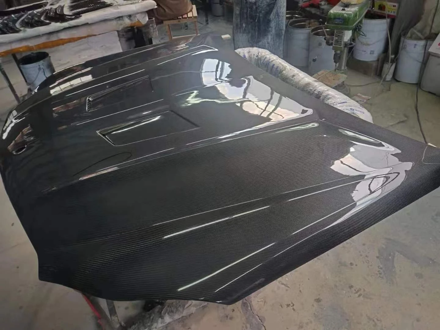 Mercedes Benz E Class W212 AMG Style Carbon Fiber Hood