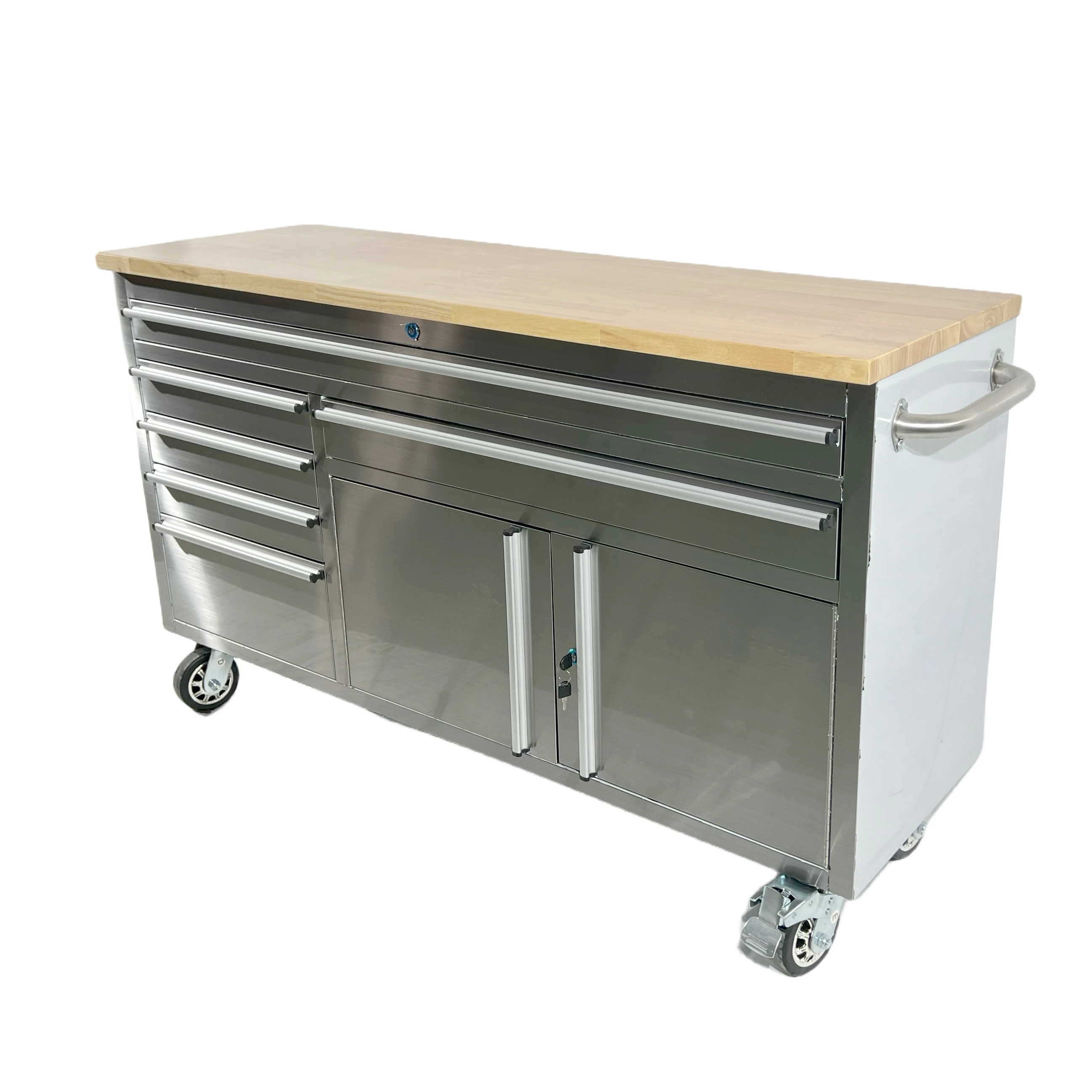 Extra Large Garage Tool Storage 60 Inch 6 Drawer Removable Rolling ...