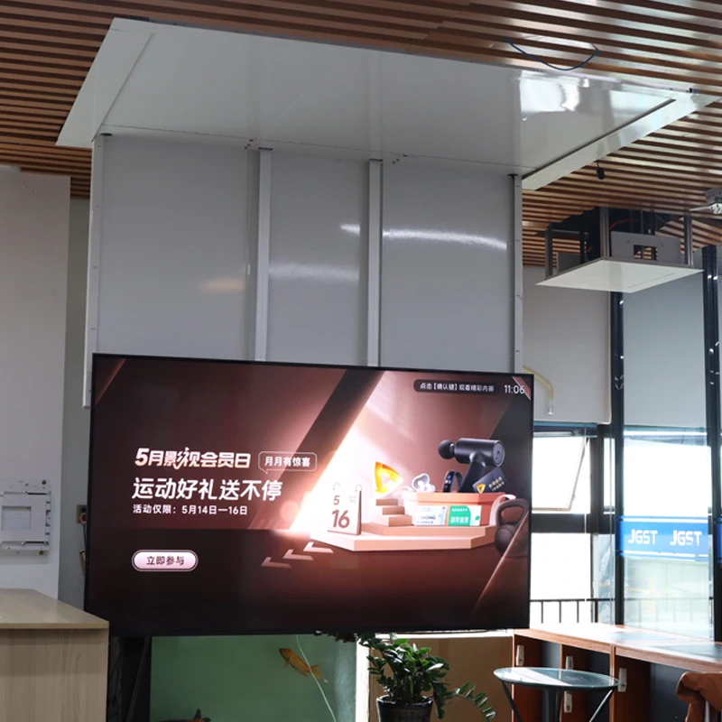 Retractable Flip Up Electric Flip Down Ceiling Tv Lift 0-105 Degrees ...