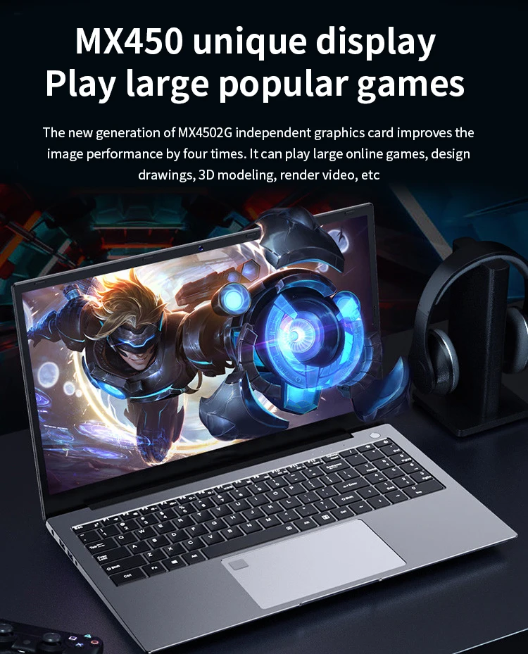 15.6inch Core I7 1165G7 DDR4 32GB SSD 1TB Win10 Netbooks