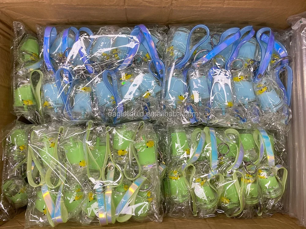 Factory Oem Heart Acrylic Liquid Key Chain Custom Glitter Floating 3d ...