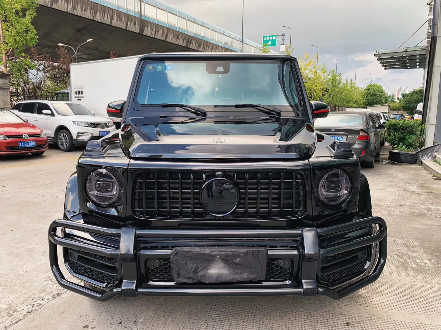 G Class W464 W463a G63 G65 Grille Car Front Protection Guard G Wagon ...