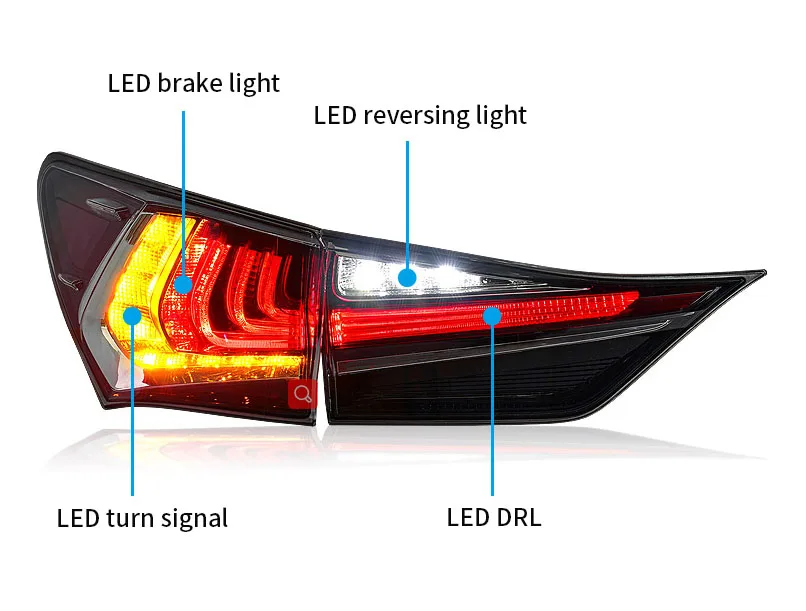 Upgrade Full Led Tail Light Tail Lamp Assembly For Lexus Gs Gs350 Gs300 ...