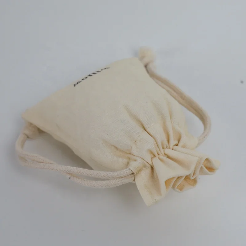 Manufacturer Custom Natural Cotton Drawstring Bag Beige Cotton Linen ...