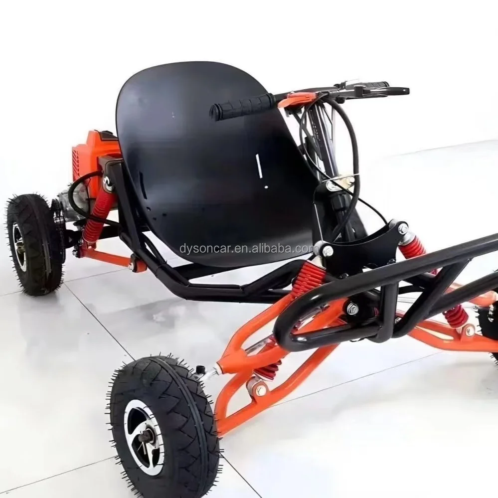 25KM/H Safety Speed Buggy for Aged 105CC Heavy Duty Gasoline Karting ...