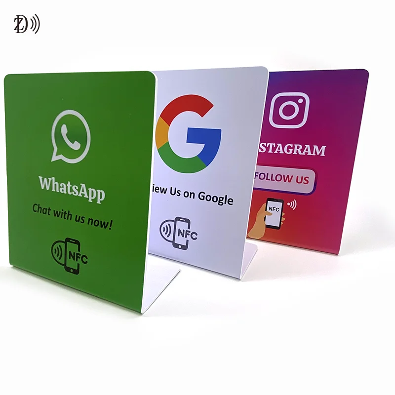 Printable Rfid Table Display Double Sides Menu Tag Iso 14443a Pvc Nfc ...