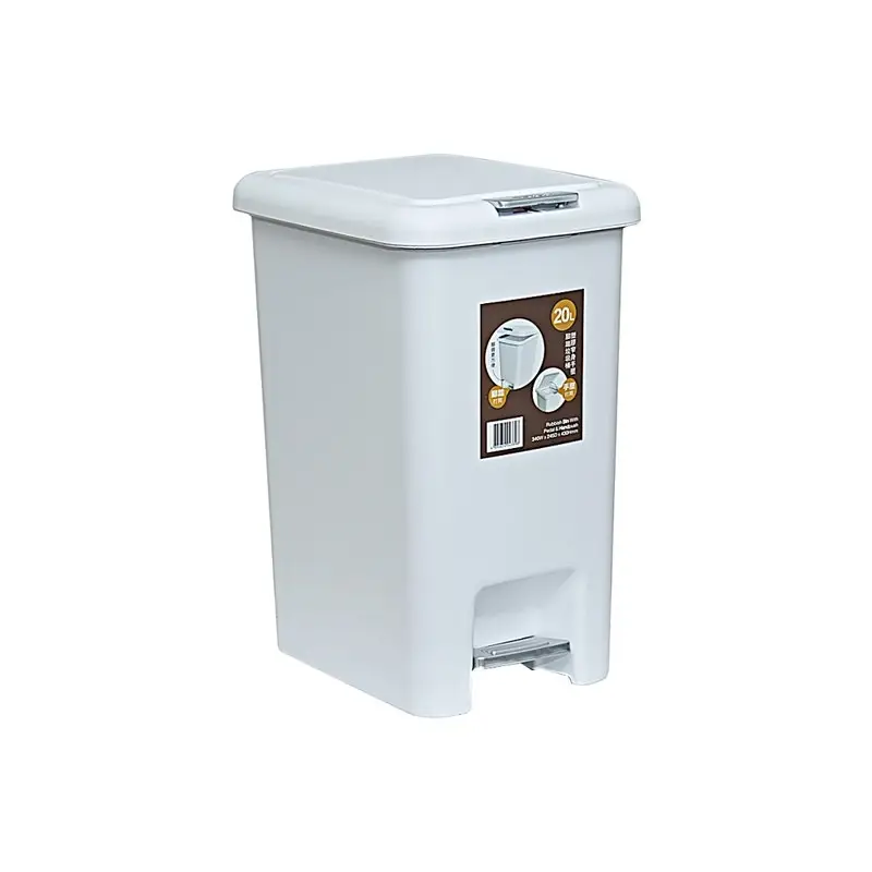 Eco-Friendly PP Plastic Foot Pedal Trash Can Durable Household ...