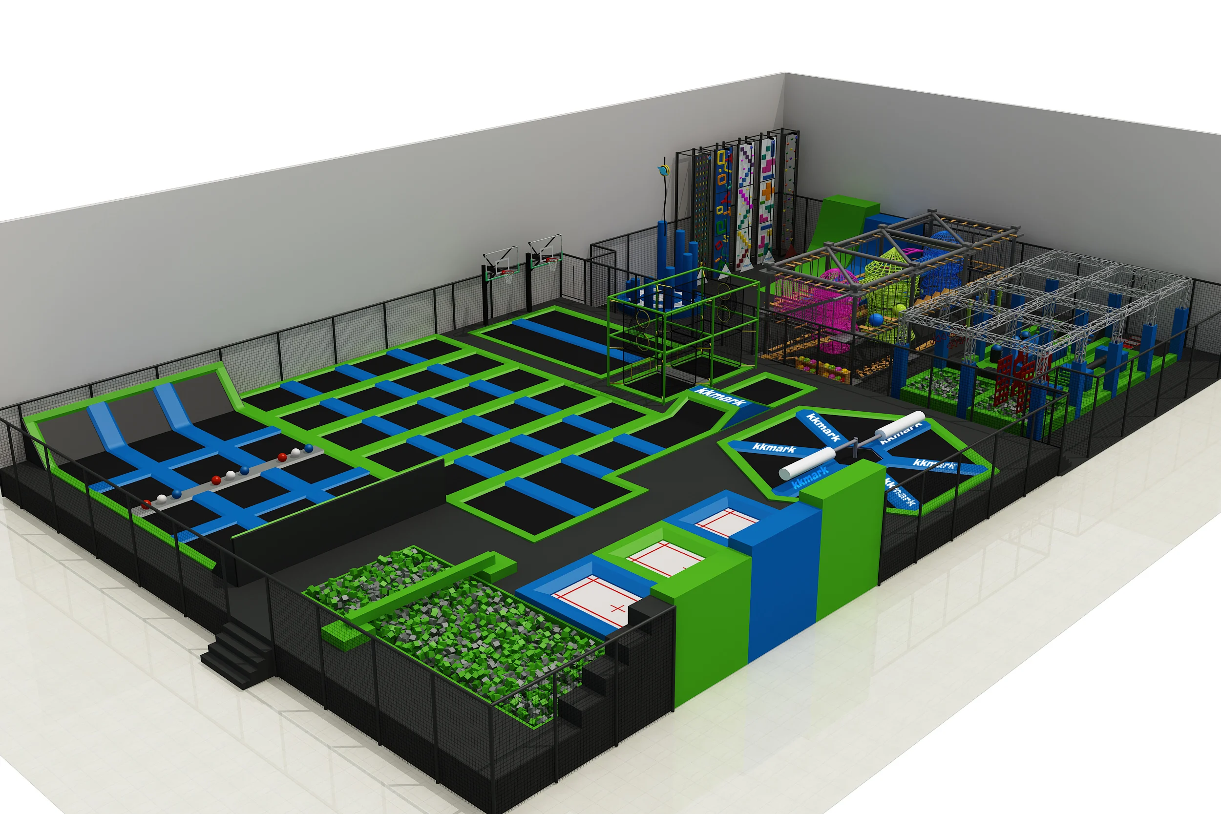 Trampoline Pit Design