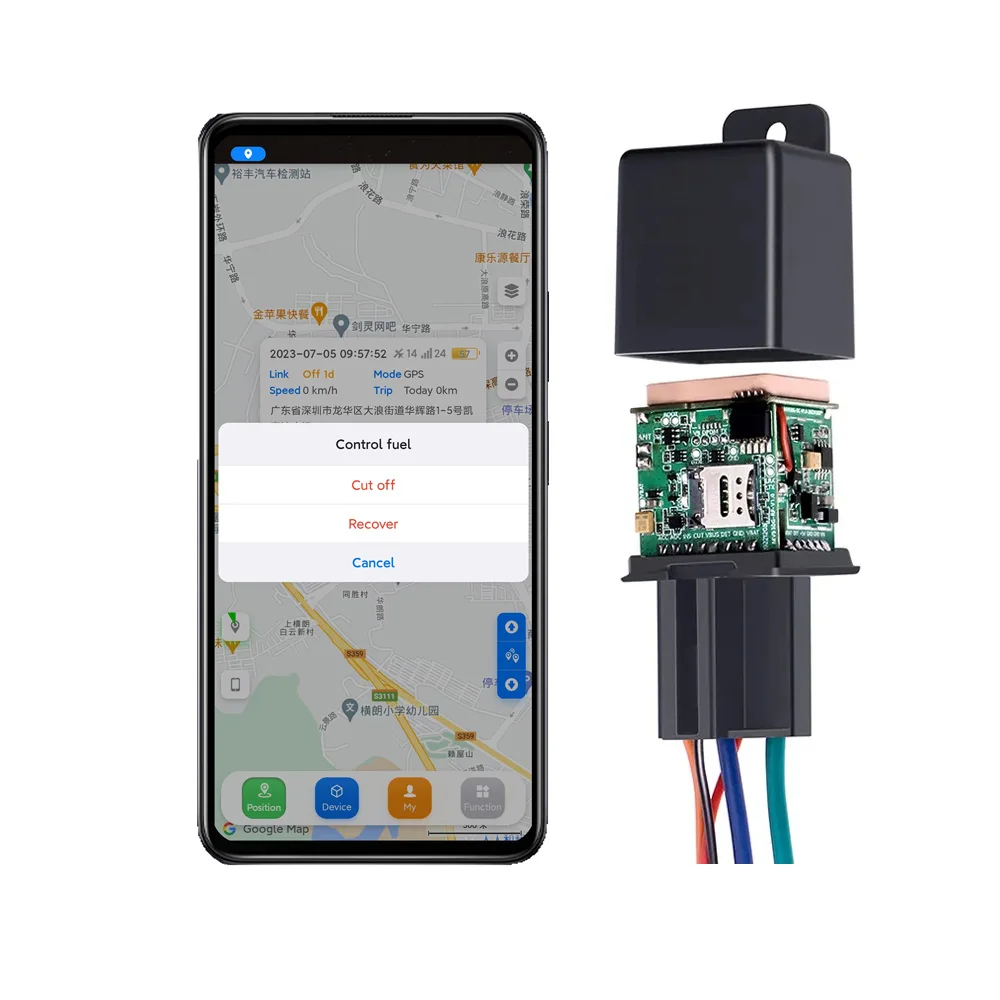 Mini Hidden Car Gpd Device Real Time Fuel Cut Off Motorcycle Tracking ...