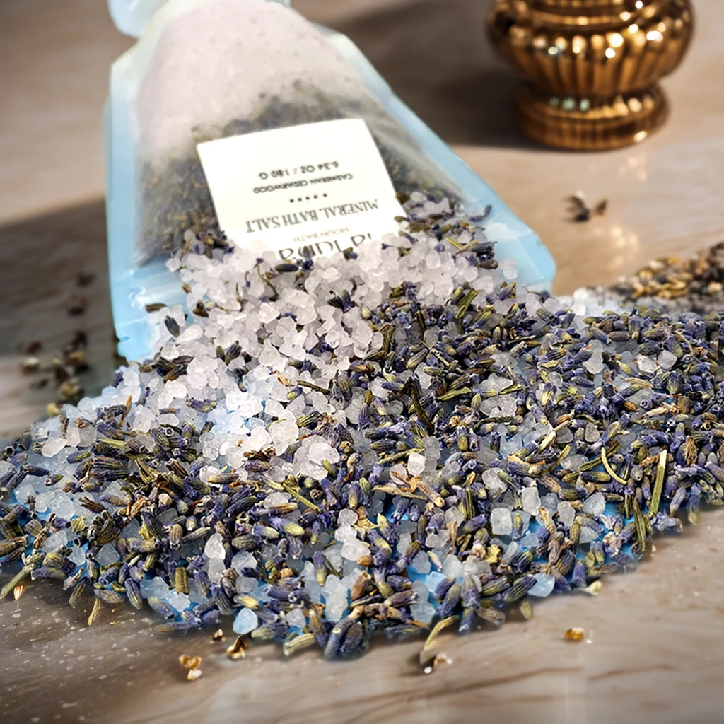 Alibaba.com: Private Label Bath Salt Crystal in Flower Containers ...