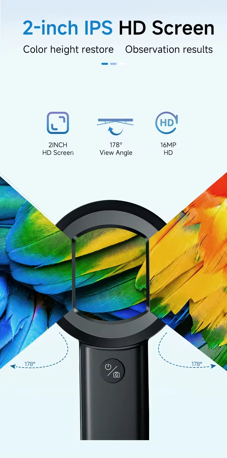 100x HM020 Digital Magnifying Glass - Perfect for PCB Inspection