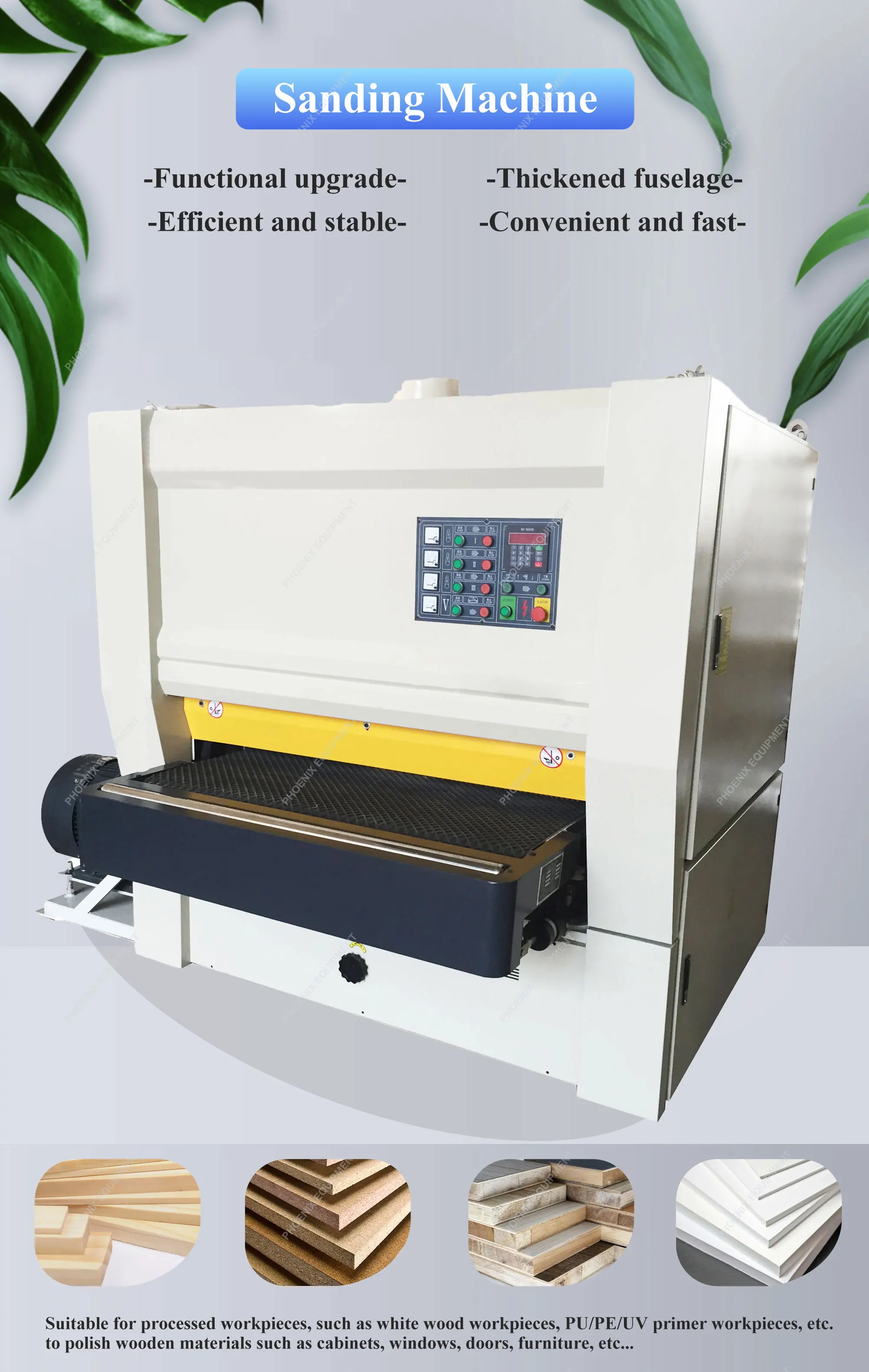 R-r 630 Multifunctional Profile Thickness Sanding Machine For Wood ...
