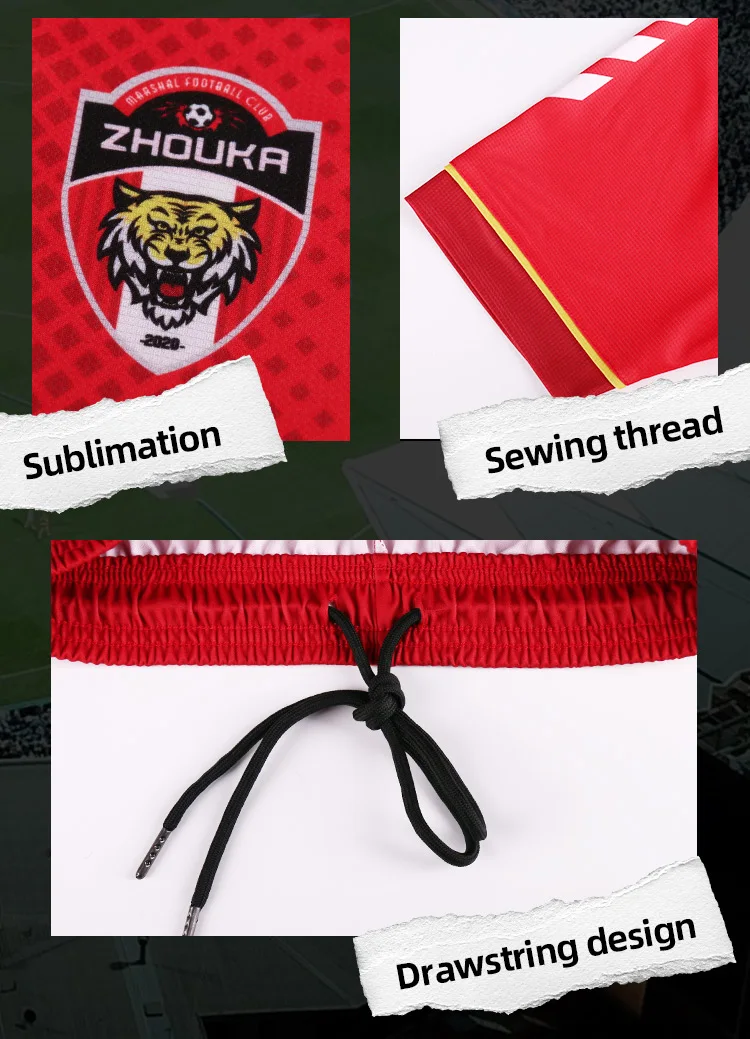 Wholesale Free Custom Design Soccer Jersey Kits by ZHOUKA