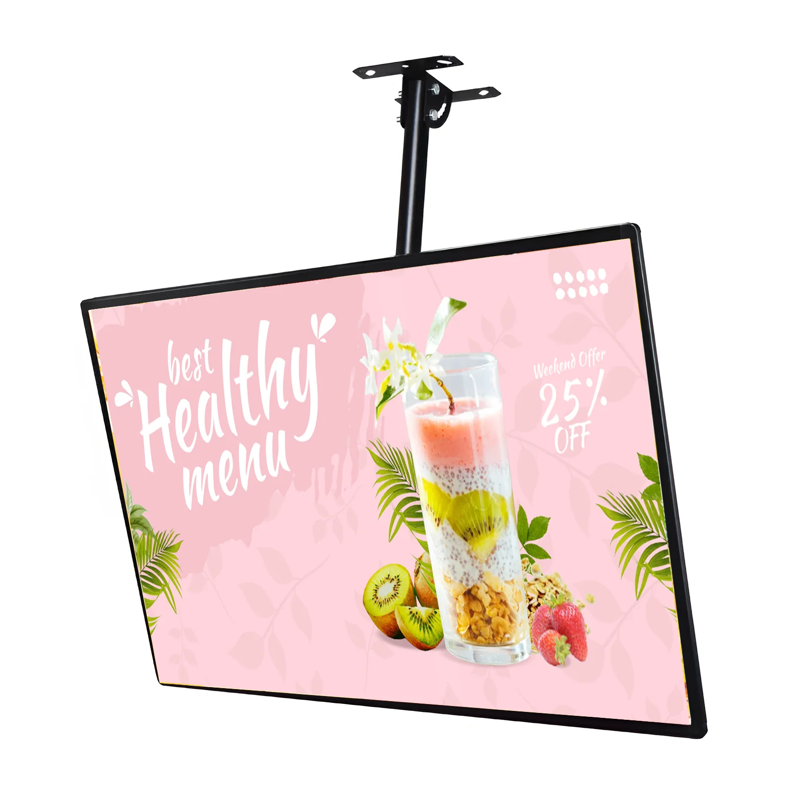 Fast Food Cafe Menu Board Display Illuminated Led Menu Backlit ...