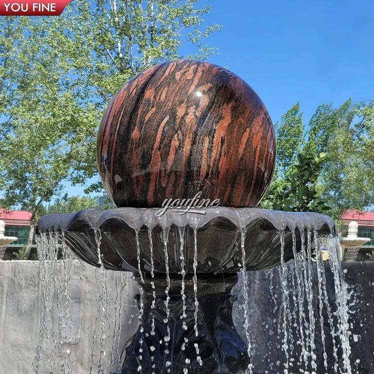 Hand Carved Natural Stone Marble Granite Fountain