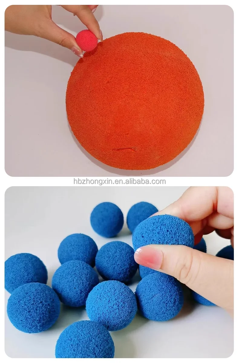 Custom Condenser Tube Cleaning Ball System Pipe Cleaning Tear ...