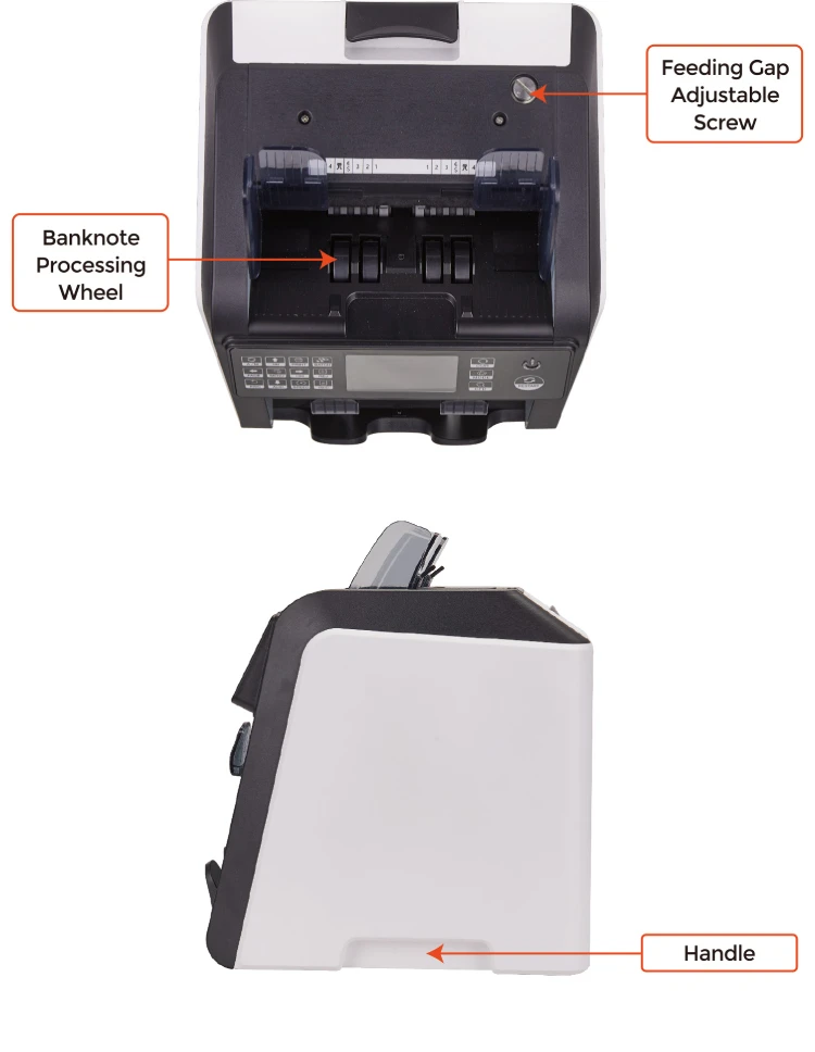 AL-950 Multi Currency Value Counter - Dual CIS Bill Counter