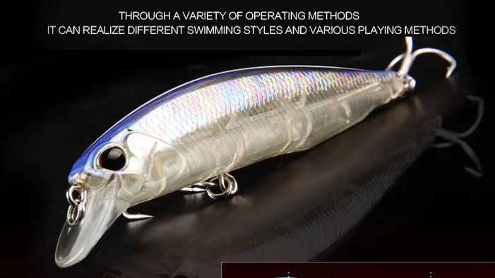 New 100mm 16g Fishing Lure Floating Top Water Minnow Hard Bait Super ...