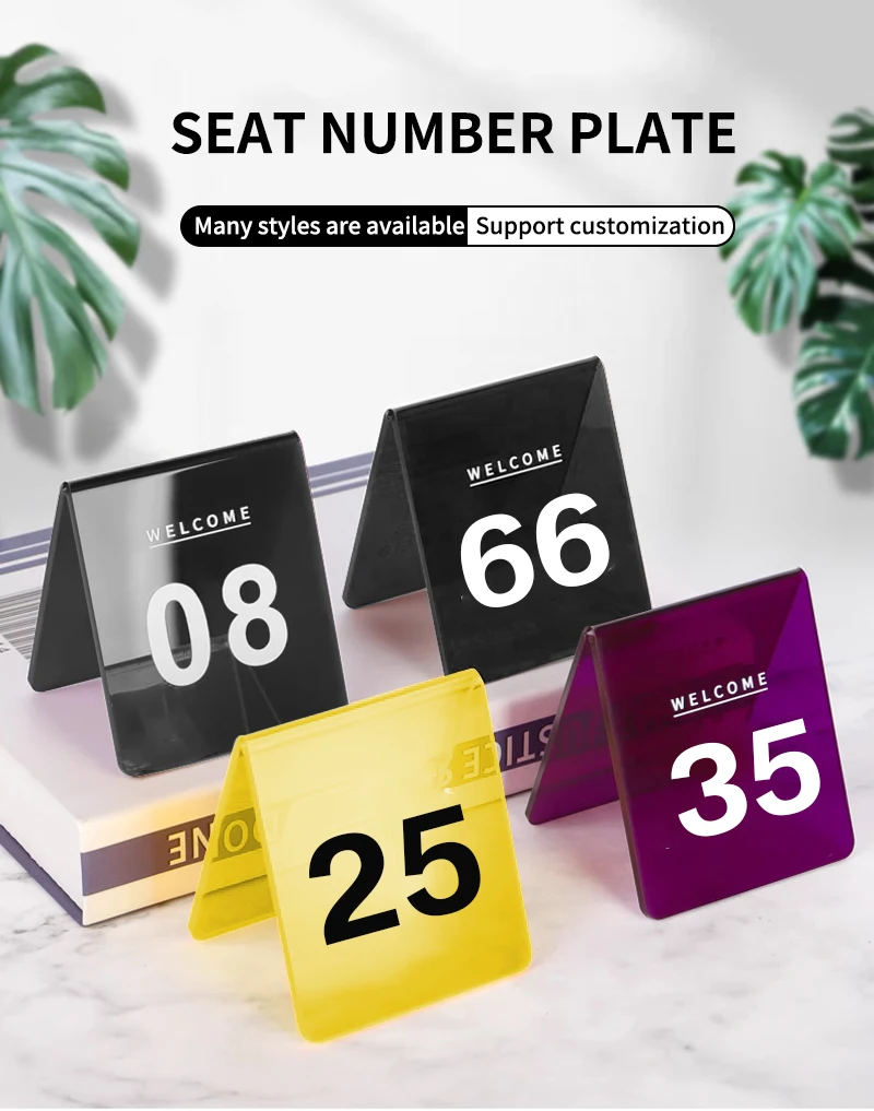 Sign Display Numbers Card Seat Table Numbers Signs for Meeting| Alibaba.com