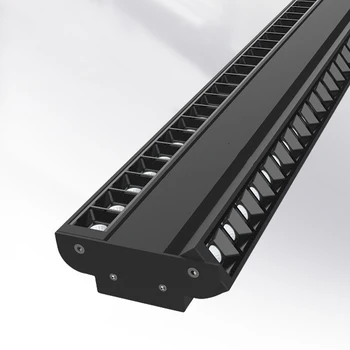 120 Degree Adjustable Twin Tubes Led Linear Light For Grocery Store ...