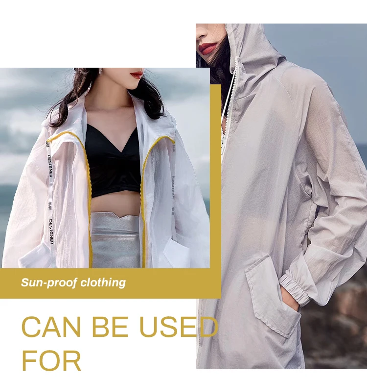 7D 100% Nylon Ripstop Fabric - Lightweight & UV Protection