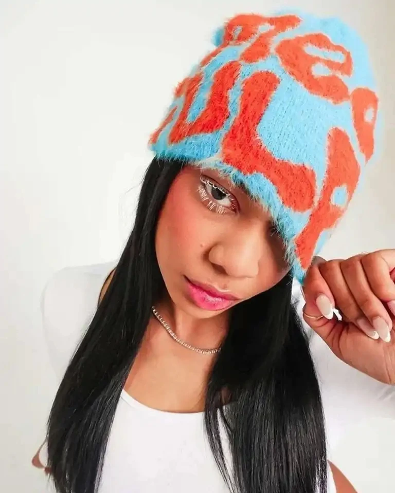 Custom Y2k Print Logo Beanies Manufacturer Acrylic High Quality Knit Embroidery Premium Jacquard ...