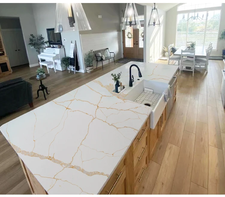 Artificial Calacatta Quartz Engineered Calcata Stone Products Calcutta ...