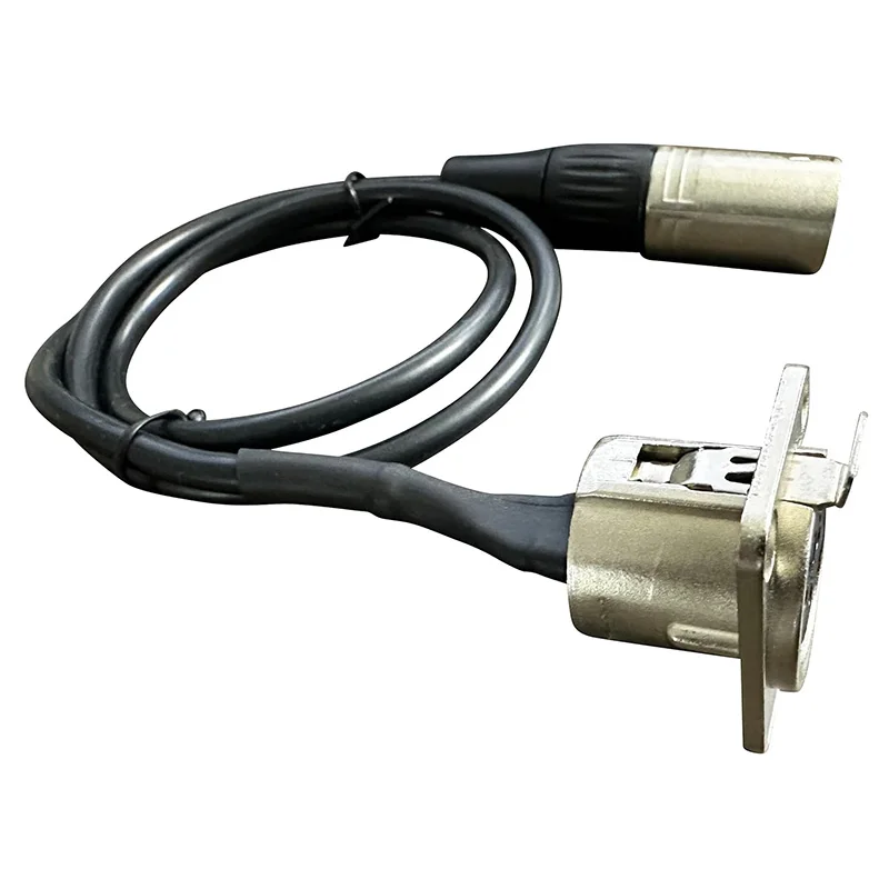 D Style Keystone 3 Pin XLR Female to 3 Pin XLR Male Pigtail Connector ...
