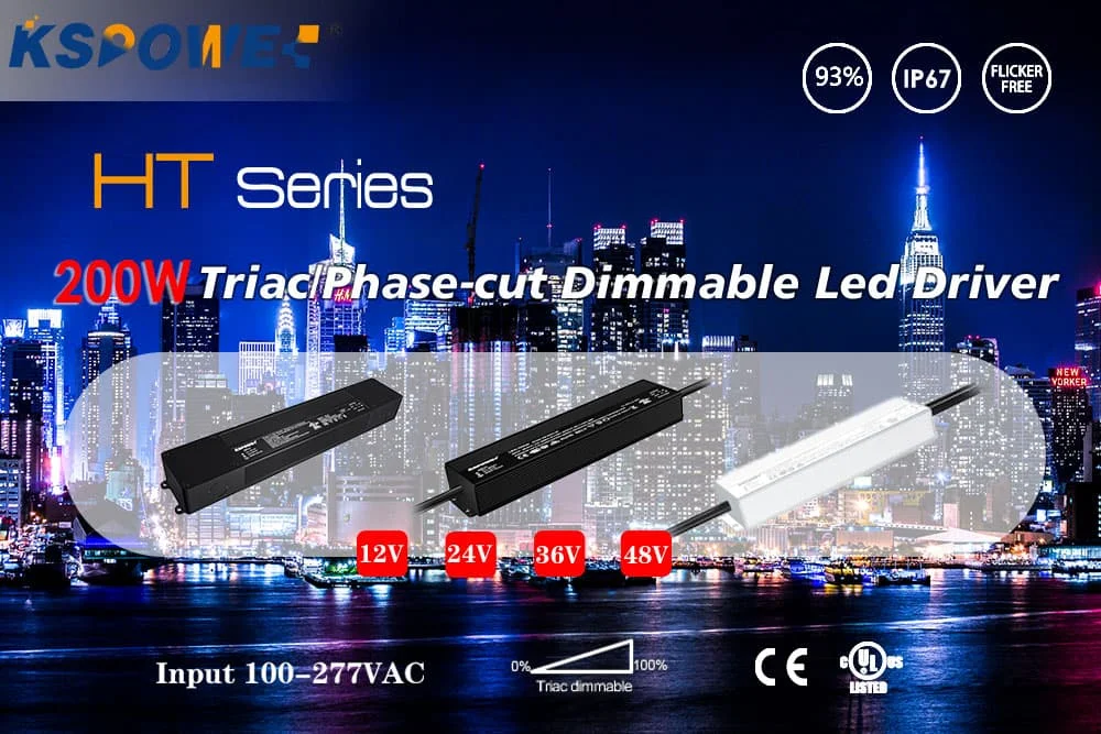 110-277vac PWM Output Triac Phase Cut Lighting Transformer