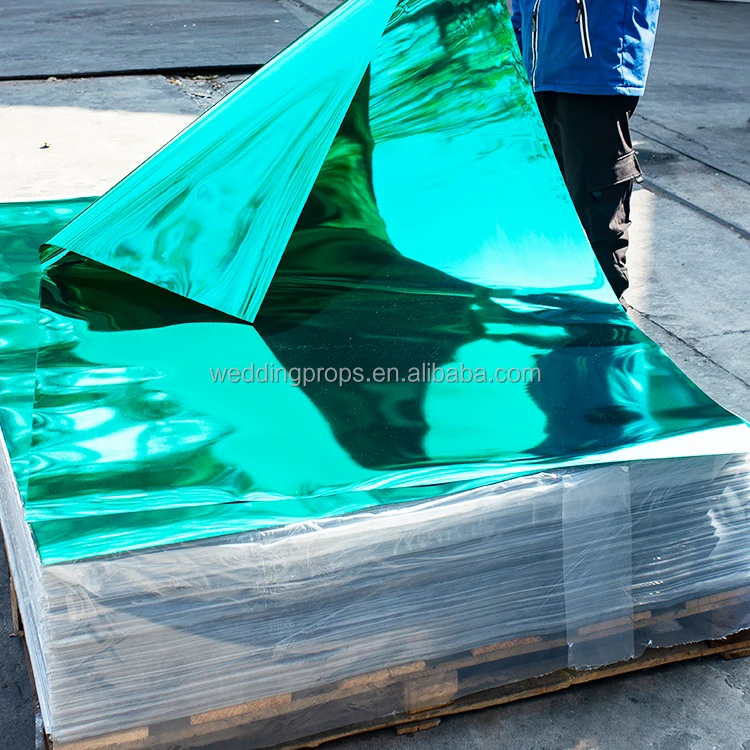 Mirror Floor Sheet - Elegant Stage Decoration Rug Runner