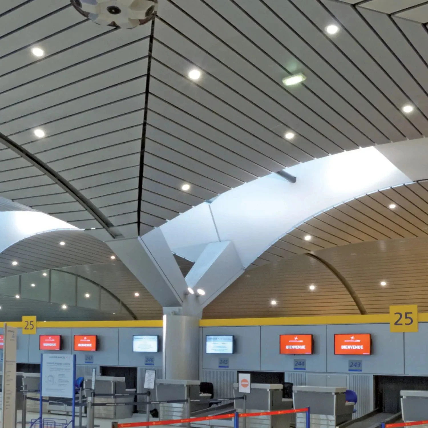 Metal Strip Ceiling Detail - Aluminum for Indoor/outdoor