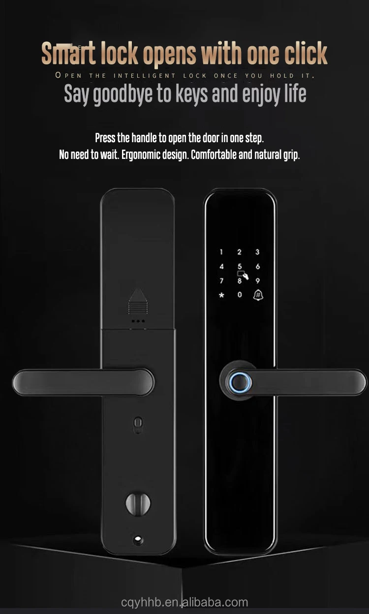 Cheap Password Lock Entry Door Fingerprint Tuya Home Door Lock Smart ...