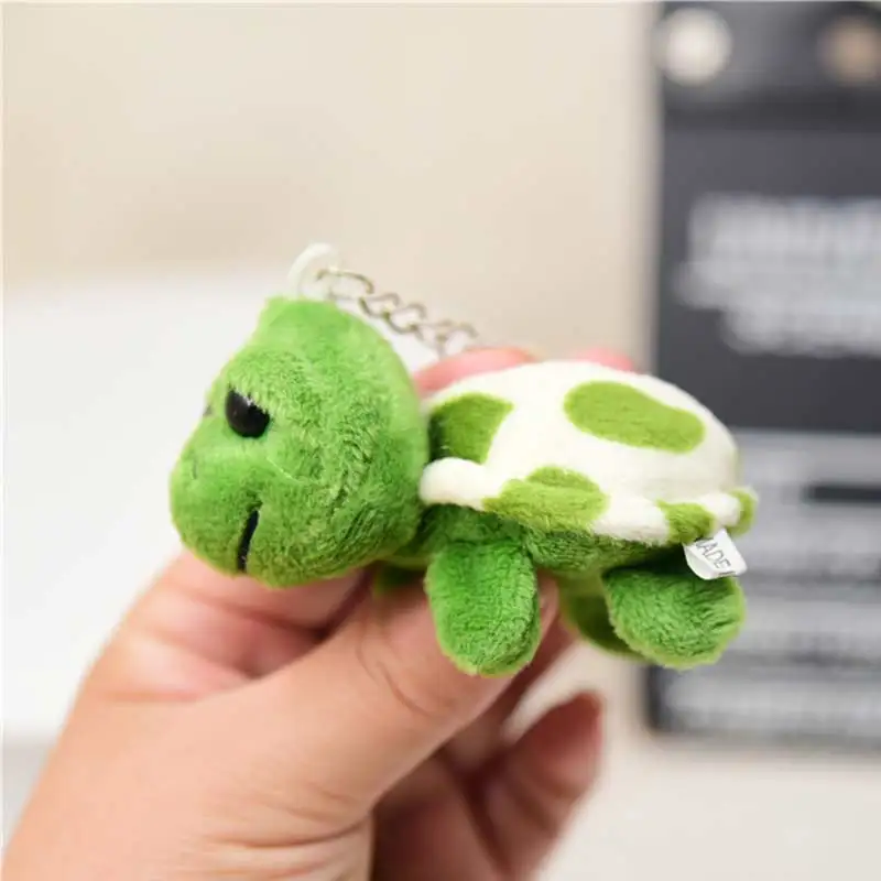 Cartoon Little Turtle Plush Toy Pendant Key Chain Bag